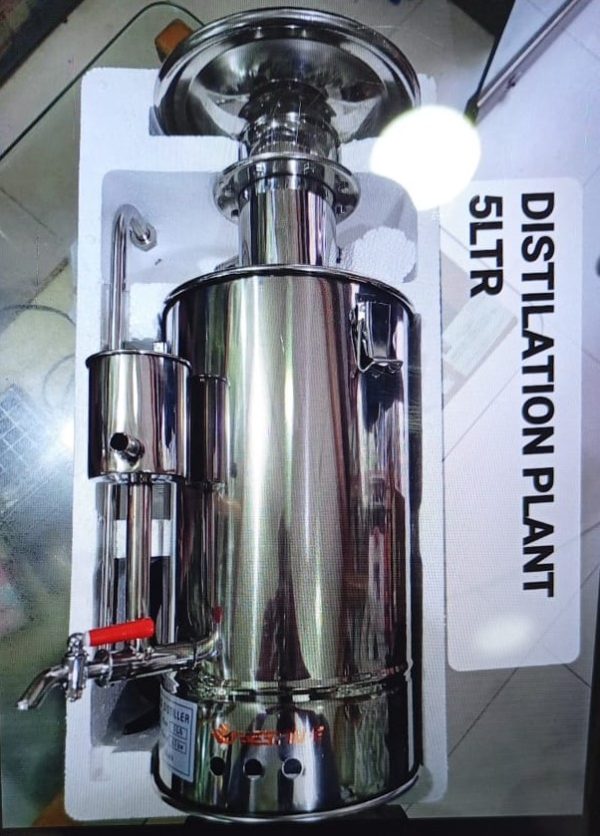 Water Distillation Unit (Stainless Steel) 5L – Lab Store
